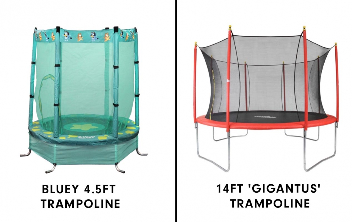 Trampoline Comparison - Bunnings, Big W, Target, Kmart, Plum Play