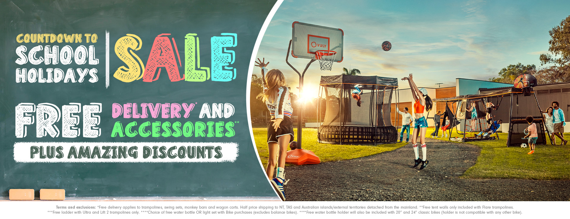 Vuly® Australia | Trampolines | Swing Sets & Play Equipment